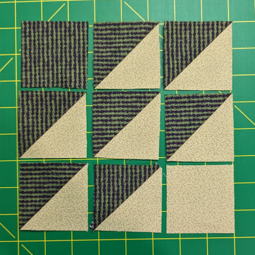 Half-Square Triangle Tips - Patchwork Sampler